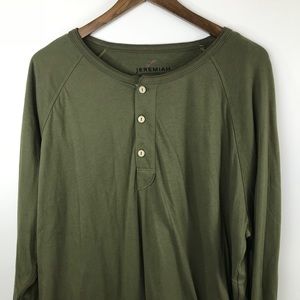 Jeremiah | Shirts | Nwt Jeremiah Landon Henley Long Sleeve Tee | Poshmark
